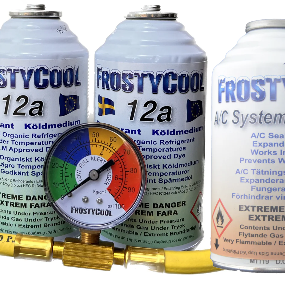 AC gass Mega-KIT 12a/ R134a – Frostycool.no